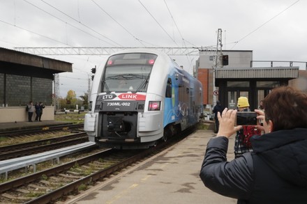 Connecting Europe Express (CEE) Baltic train arrives in Riga, Latvia ...