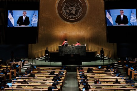 76th Session of the United Nations General Assembly in New York, United ...