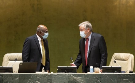 Marshall Islands President David Kabua Addresses Editorial Stock Photo ...