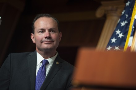Sen Mike Lee Rut Smiles Sen Editorial Stock Photo - Stock Image ...