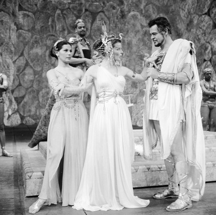 Actors Katharine Hepburn Robert Ryan Scene Editorial Stock Photo ...