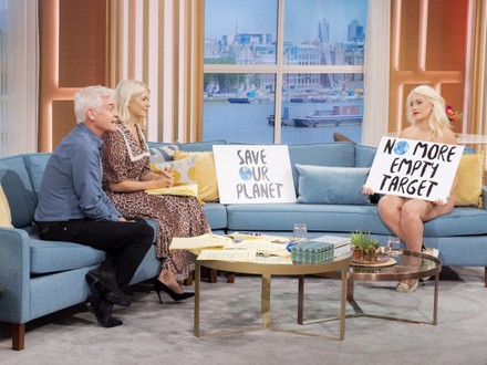 Phillip Schofield Holly Willoughby Laura Amherst Editorial Stock Photo ...