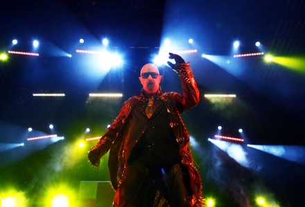 Judas Priest Singer Rob Halford During Editorial Stock Photo - Stock ...