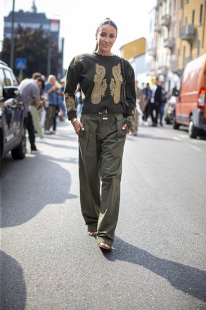 Street Style Etro Editorial Stock Photo - Stock Image | Shutterstock