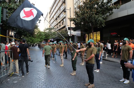Supporters Syrian Social Nationalist Party Participate Editorial Stock ...