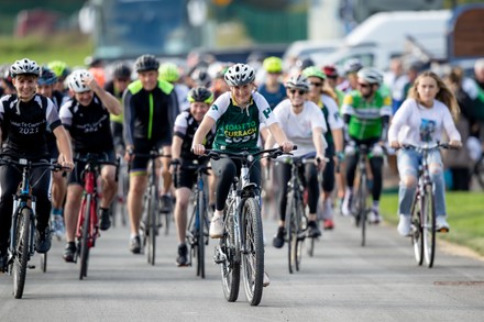 Coast Curragh Charity Cycle Curragh Racecourse Editorial Stock Photo ...
