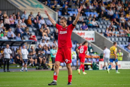 Afc Wimbledon Forward Aaron Pressley 19 Editorial Stock Photo - Stock ...