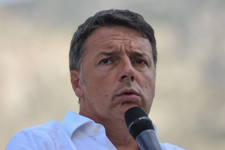 Senator Matteo Renzi Leader Italian Political Editorial Stock Photo ...