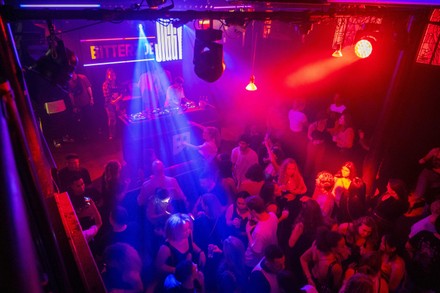 Visitors Club Bitterzoet During Concert Amsterdam Editorial Stock Photo ...