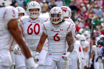 Wisconsin Badgers Running Back Chez Mellusi Editorial Stock Photo ...