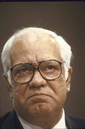 Contra Leader Adolfo Calero Portocarrero Testifying Editorial Stock ...