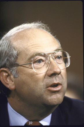 Sen Phil Gramm Participating Confirmation Hearings Editorial Stock ...
