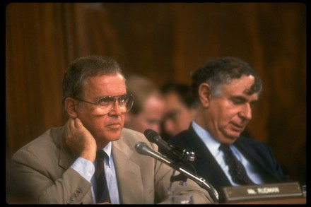 Sen Warren Rudman During Joint Irancontra Editorial Stock Photo - Stock ...
