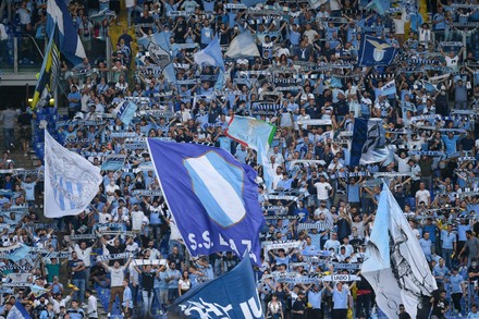 Supporters Ss Lazio On Stands During Editorial Stock Photo - Stock ...