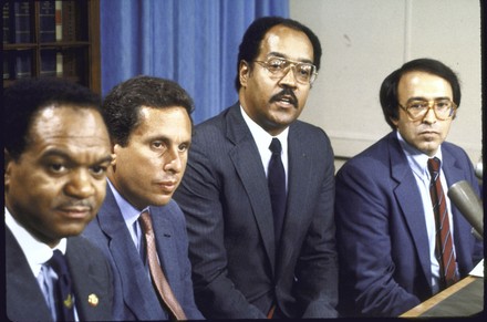 Reps Walter E Fauntroy Stephen Solarz Editorial Stock Photo - Stock ...