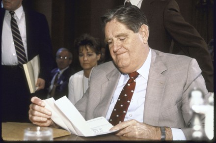 Senator Howell Heflin Judiciary Commitee Mark Editorial Stock Photo ...