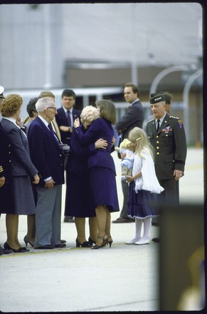 Ceremony Upon Return Body Maj Arthur Editorial Stock Photo - Stock ...
