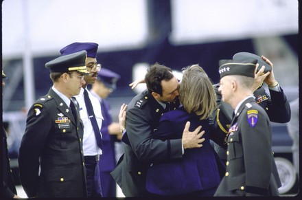 Ceremony Upon Return Body Maj Arthur Editorial Stock Photo - Stock ...