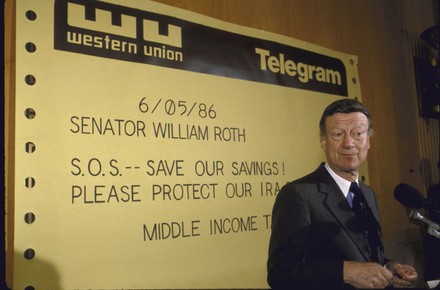 Senator Roth Press Conference Western Union Editorial Stock Photo ...
