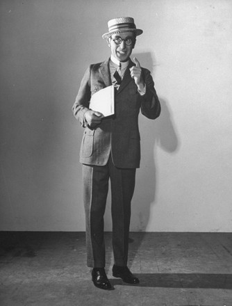 American Actor Harold Lloyd During Filming Editorial Stock Photo ...