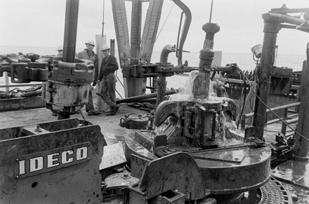 Men Participating Mohole Drilling Project California Editorial Stock ...