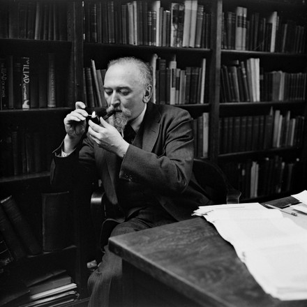 Greek Latin Professor Hadas Smoking Pipe Editorial Stock Photo - Stock ...