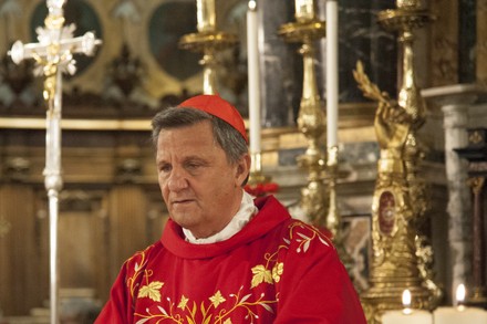 Mass of Taking Possession Card, The Vatican - 26 Sep 2021 Stock ...