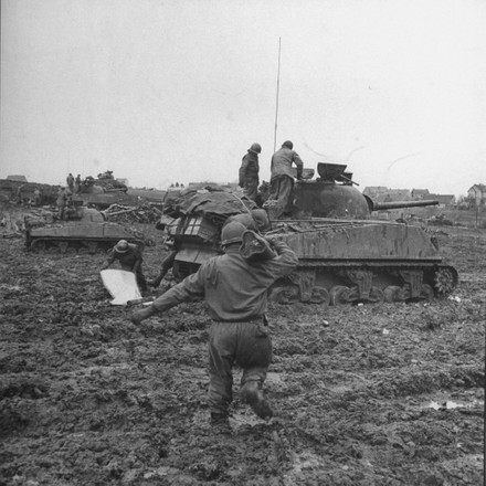 American Soldier Slogging Through Deep Mud Editorial Stock Photo ...
