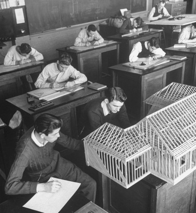 Mechanical Drawing Class Central High School Editorial Stock Photo ...