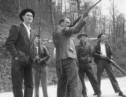 Men Having Shooting Match Chicken Target Editorial Stock Photo - Stock ...