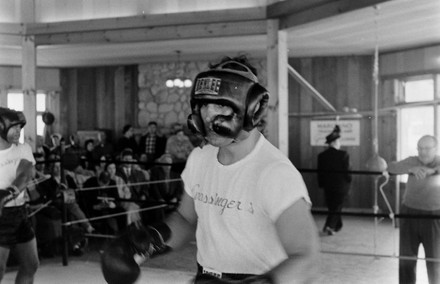 Professional Boxer Rocky Marciano Wearing Boxing Editorial Stock Photo ...