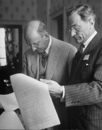Lr Us Treasury Secy Henry Morgenthau Editorial Stock Photo - Stock ...
