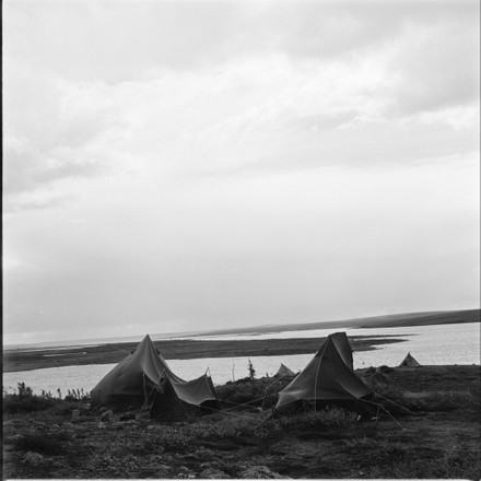 Inuits Tent Near Ennadai Lake Canada Editorial Stock Photo - Stock ...
