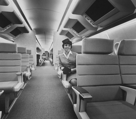 Interior Lockheed 2000 Supersonic Transport Plane Editorial Stock Photo ...