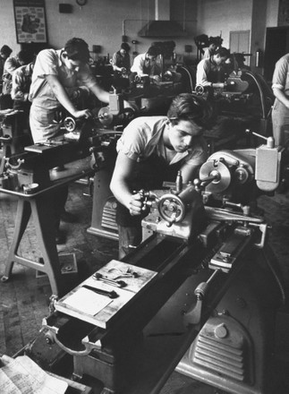 Factory Like Shop Students Working Metal Editorial Stock Photo - Stock ...