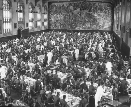 Cadets Eating Meal Dining Hall Us Editorial Stock Photo - Stock Image ...