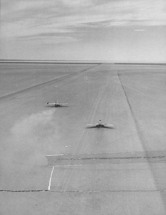 Test Flight Getting Underway Muroc Lakebed Editorial Stock Photo ...
