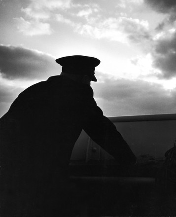 Portrait Captain Charles Musgrave Ford Aboard Editorial Stock Photo ...
