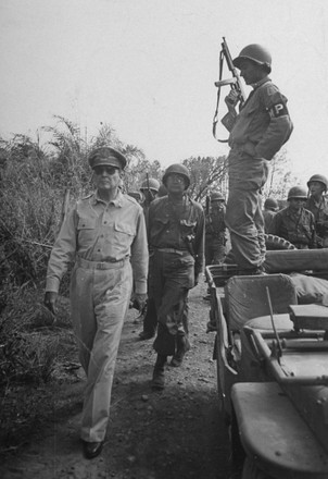 American General Douglas Macarthur Taking Tour Editorial Stock Photo ...