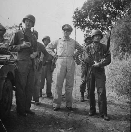 American General Douglas Macarthur Taking Tour Editorial Stock Photo ...