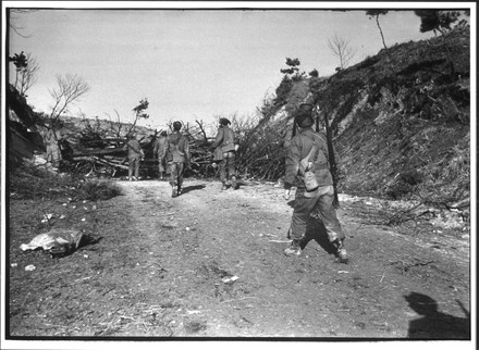 Korea Road Block Men Hit Ditch Editorial Stock Photo - Stock Image ...