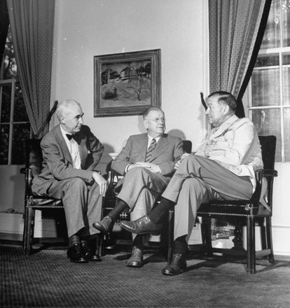 Lr Elmer Davis Harold Ickes Gen Editorial Stock Photo - Stock Image ...