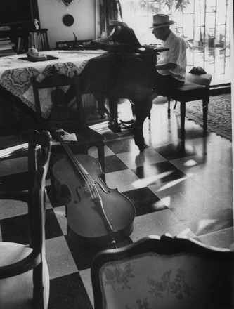 Cellist Pablo Casals Casually Dressed Playing Editorial Stock Photo ...