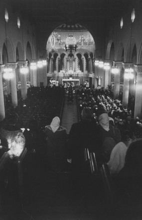 Cardinal Samuel Stritch Being Carried By Editorial Stock Photo - Stock ...