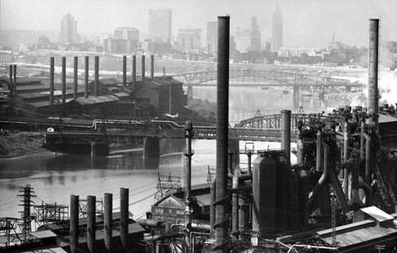 Smokeless Stacks Jones Laughlin Steel Works Editorial Stock Photo ...