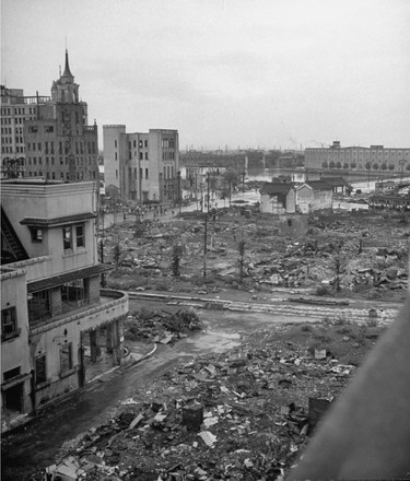 Scorched Ruins Tokyo Result Massive Allied Editorial Stock Photo ...