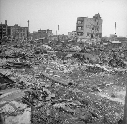 Scorched Ruins Tokyo Result Massive Allied Editorial Stock Photo ...