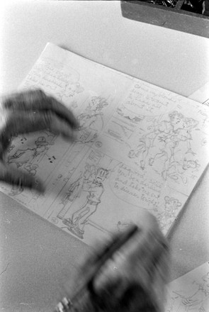 Cartoonist Chic Young Creating Comic Strip Editorial Stock Photo ...