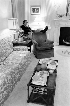 George Bush Sitting On Couch Family Editorial Stock Photo - Stock Image ...