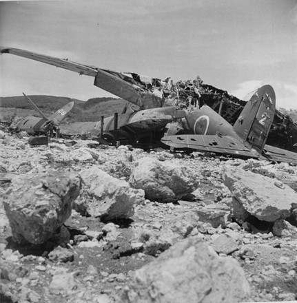 Remains Aircraft Destroyed During Heavy American Editorial Stock Photo ...
